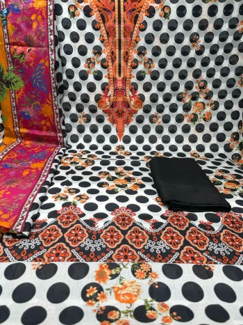 Premium Quality Zamzam Swiss Printed Unstitched Collection - 999 || Style Mart Brand