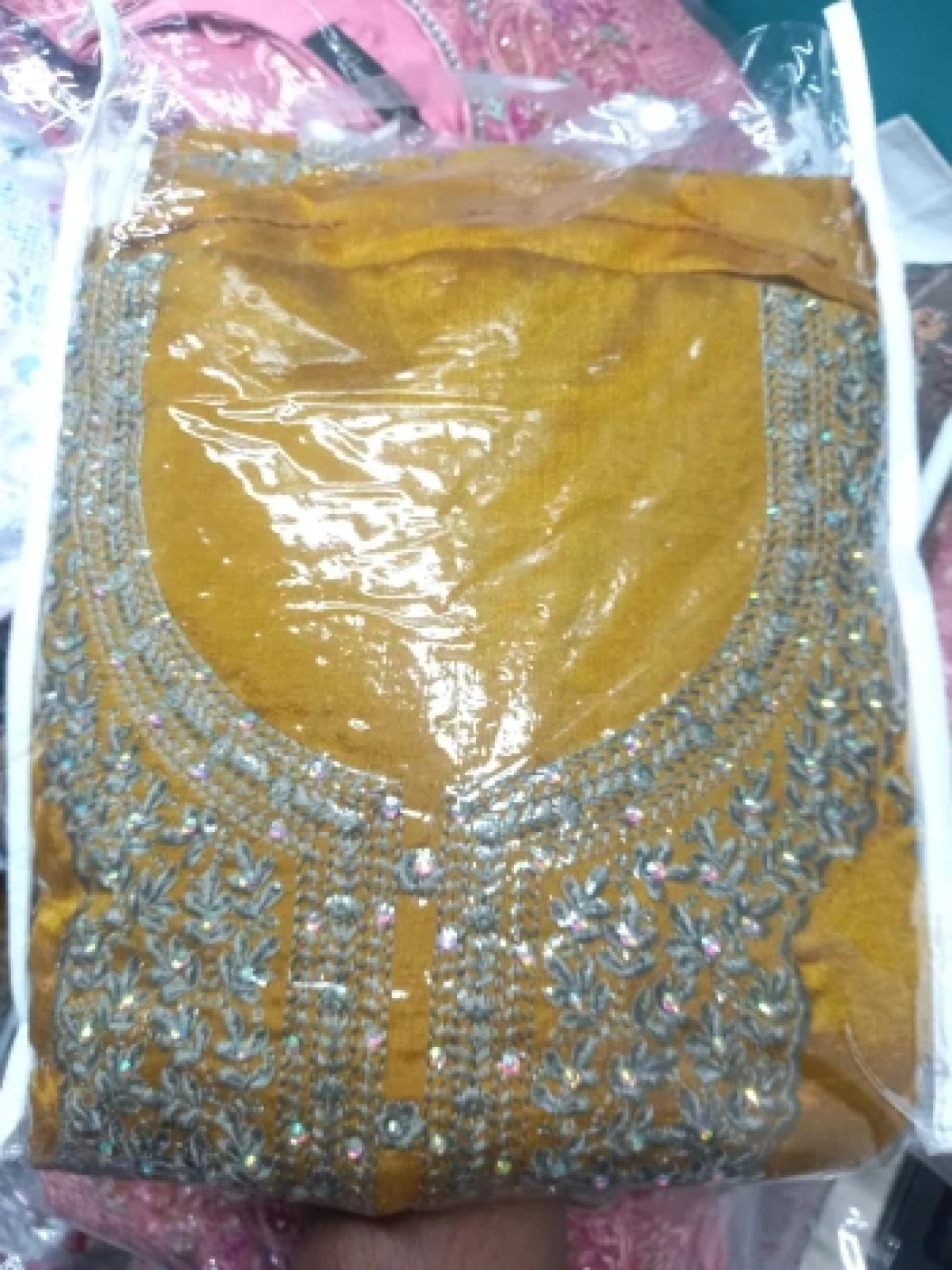 Premium Quality Pakistani Inspired Stitched Collection - 2000 Mustard ...